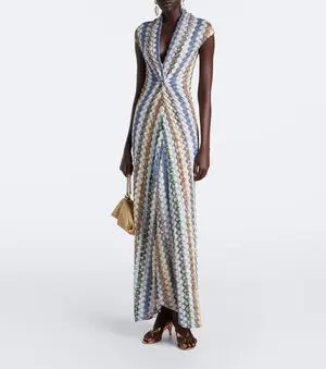 Missoni Gathered Maxi Dress
