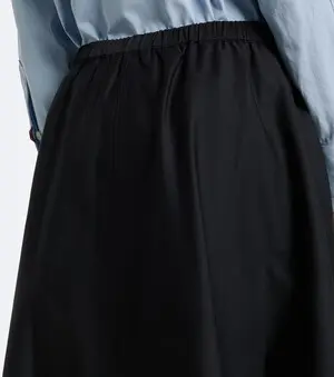 Vince Cotton Midi Skirt