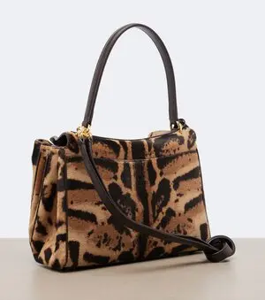 Balenciaga Rodeo Small Calf Hair Top-handle Bag - Beige
