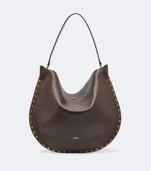 Isabel Marant Étoile Oskan Leather Shoulder Bag - Brown