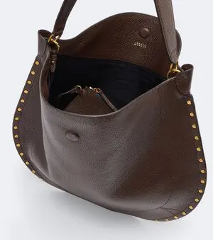 Isabel Marant Étoile Oskan Leather Shoulder Bag - Brown