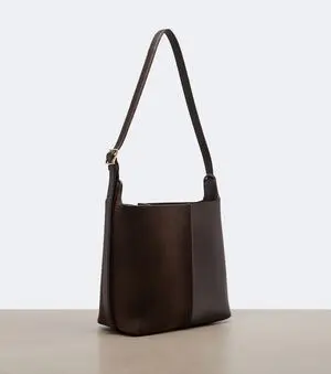 Loewe Bilbao Medium Leather Bucket Bag - Brown