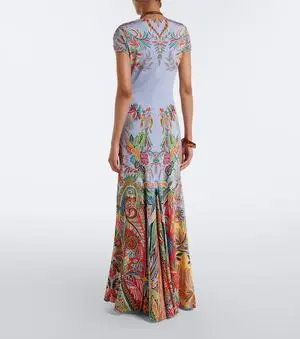Etro Printed Maxi Dress