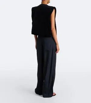 Isabel Marant Étoile Inaya Layered Wide-leg Pants