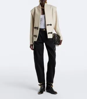 Isabel Marant Étoile Oriane Barrel-leg Jeans In Faded - Black