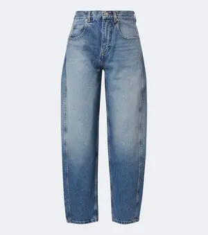 Isabel Marant Étoile Oriane Barrel-leg Jeans In Faded - Blue