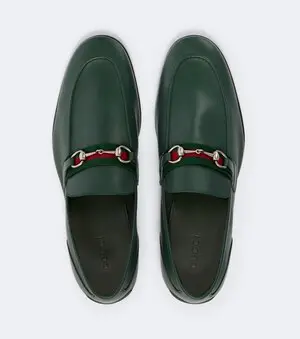 Gucci Como Horsebit Leather Loafers