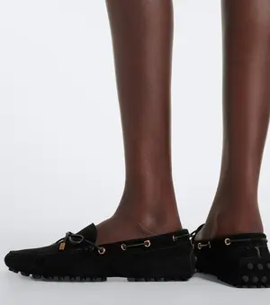TOD'S Suede Boat Shoes