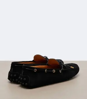 TOD'S Suede Boat Shoes