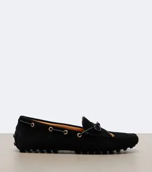 TOD'S Suede Boat Shoes