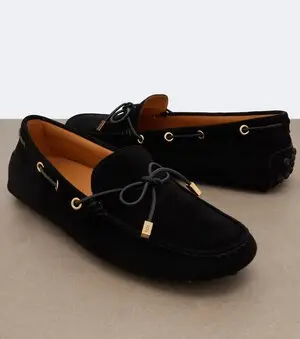 TOD'S Suede Boat Shoes