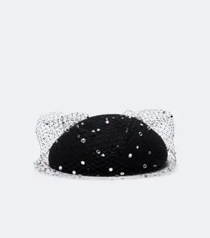 JENNIFER BEHR Voilette Embellished Hat - Black
