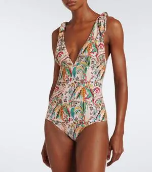 Etro Printed One Piece Swimsuit - Multicoloured