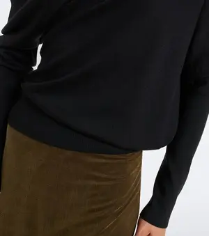 TOM FORD Off-shoulder Wool And Silk Sweater