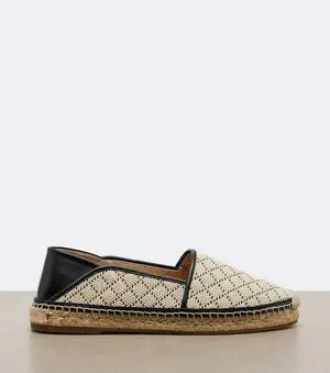 Manolo Blahnik Raffia-effect Espadrilles - Beige