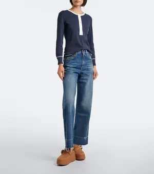 Chloé Nama Leather Platform Mules - Brown