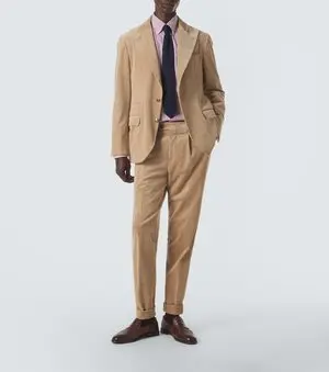 Brunello Cucinelli Cotton And Cashmere Corduroy Suit