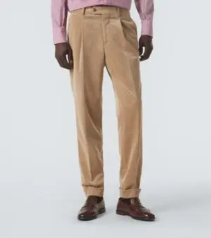 Brunello Cucinelli Cotton And Cashmere Corduroy Suit