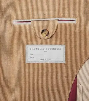 Brunello Cucinelli Cotton And Cashmere Corduroy Suit