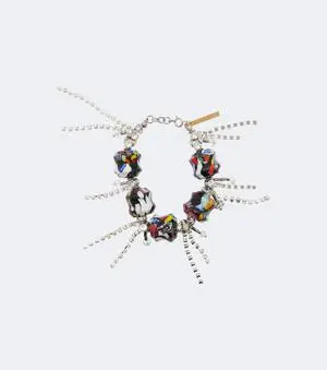 Dries Van Noten Beaded Embellished Bracelet - Multicoloured