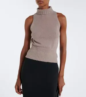 TOM FORD Cashmere And Silk-blend High-neck Vest