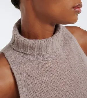 TOM FORD Cashmere And Silk-blend High-neck Vest
