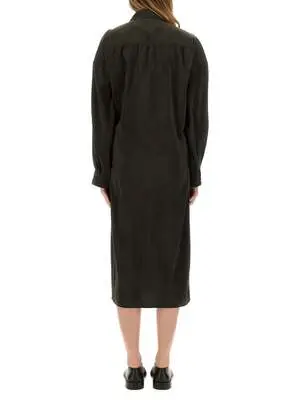 LEMAIRE Straight Collar Twisted Dress