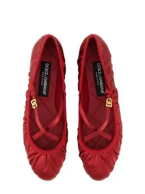 Dolce & Gabbana Satin Ballerina