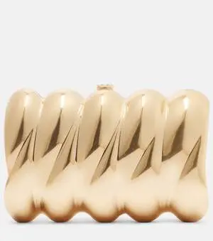 Simkhai Reya Clutch - Gold