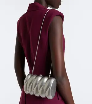 Simkhai Reya Clutch - Silver