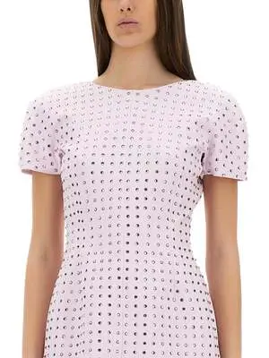 Sportmax Mini Dress With Rhinestones