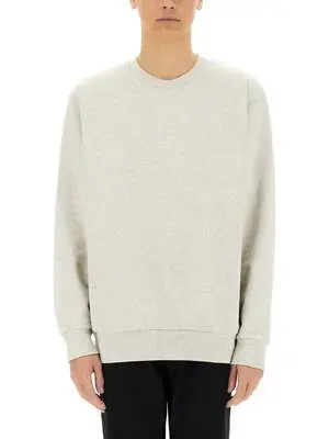 A.p.c. Sweatshirt With Logo - Gray