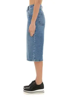 Stella McCartney Denim Bermuda Shorts - Blue