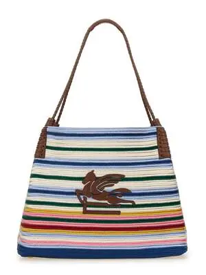 Etro Libra Paisley Medium Shopping Bag - Multicolor
