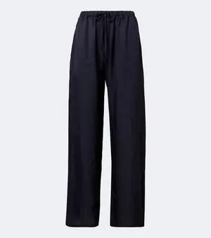 LESET Daniel Wide-leg Pants - Blue