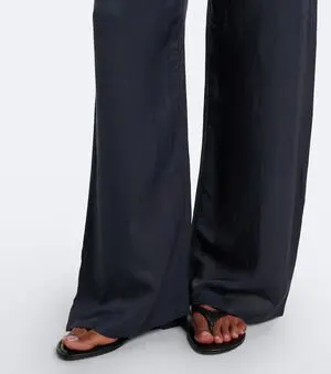 LESET Daniel Wide-leg Pants - Blue