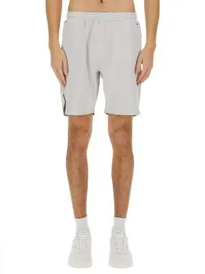 BOSS Technical Fabric Bermuda Shorts - Gray