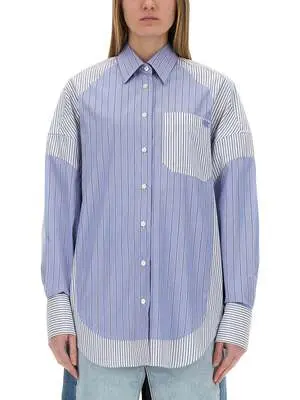 Stella McCartney Mixed Stripe Button-up Shirt - Multicolor