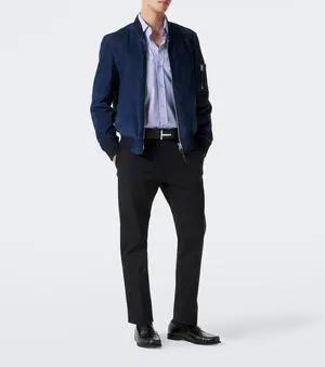 TOM FORD Cotton Twill Straight Chinos