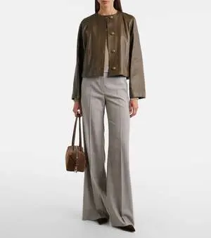 Max Mara Suede Shoulder Bag - Brown