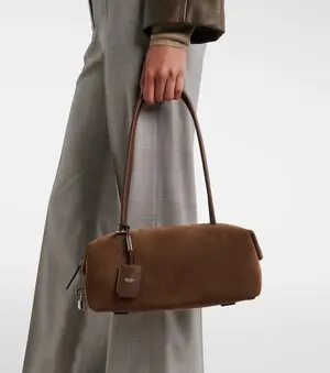 Max Mara Suede Shoulder Bag - Brown
