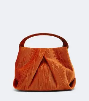 Dries Van Noten Velvet Top-handle Bag - Orange
