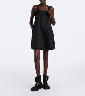 Prada Monolith Leather Ankle Boots