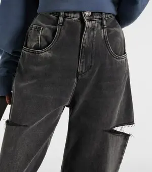MAISON MARGIELA Wide-leg Jeans - Black