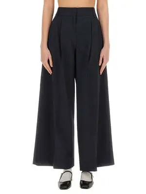Max Mara Nichols High-waisted Wool Trousers - Blue