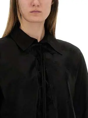 GANNI Jacquard Satin Shirt