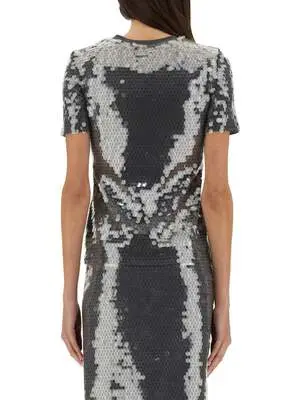 Sportmax Kibbutz Sequined Top - Black