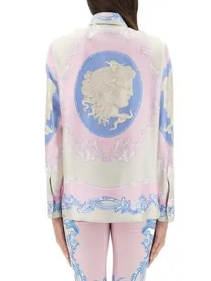Versace Cameo Print Shirt - Pink