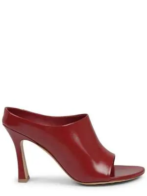 Bottega Veneta Lamb Leather Mule Shoe - Red