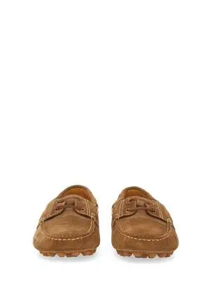 TOD'S Suede Loafer - Brown
